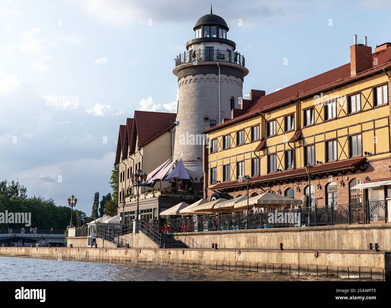 Kaliningrad, Russia - July 30, 2021: Fishing village. Old district of ...