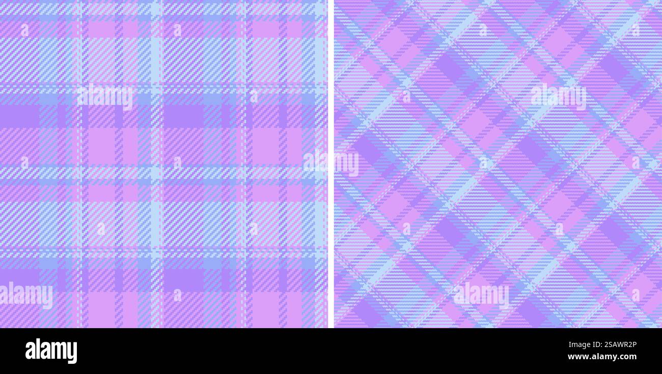 Check fabric pattern of texture vector textile with a plaid tartan ...