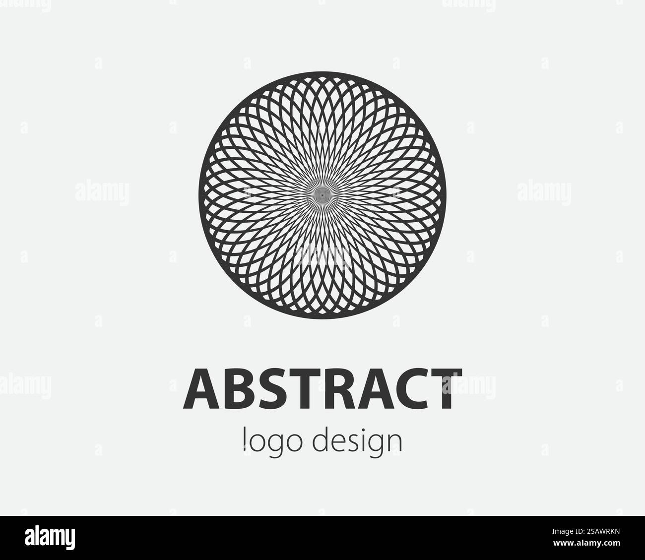 Logo spiral and swirl motion. Vector twisting circles design element ...