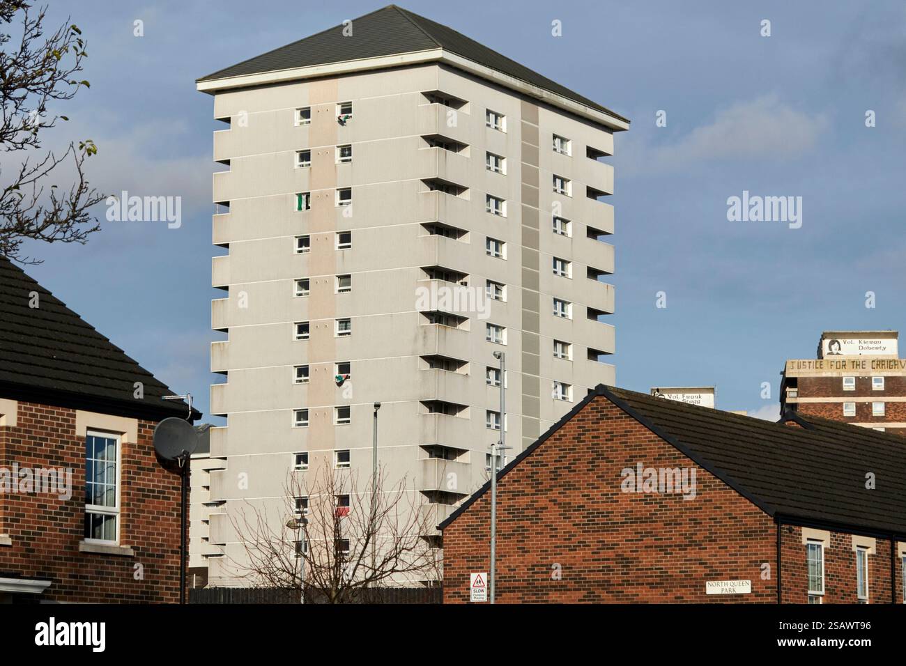 cuchulainn house northern ireland housing executive tower block social ...