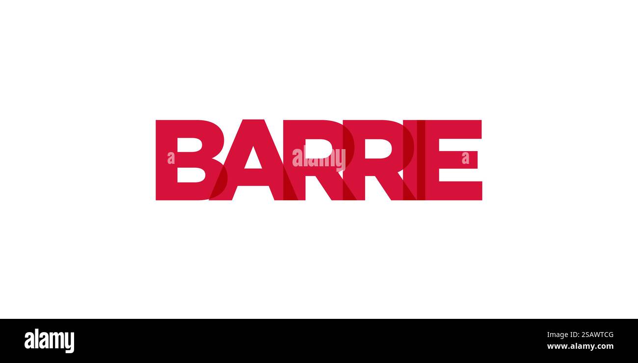 Barrie in the Canada emblem for print and web. Design features ...