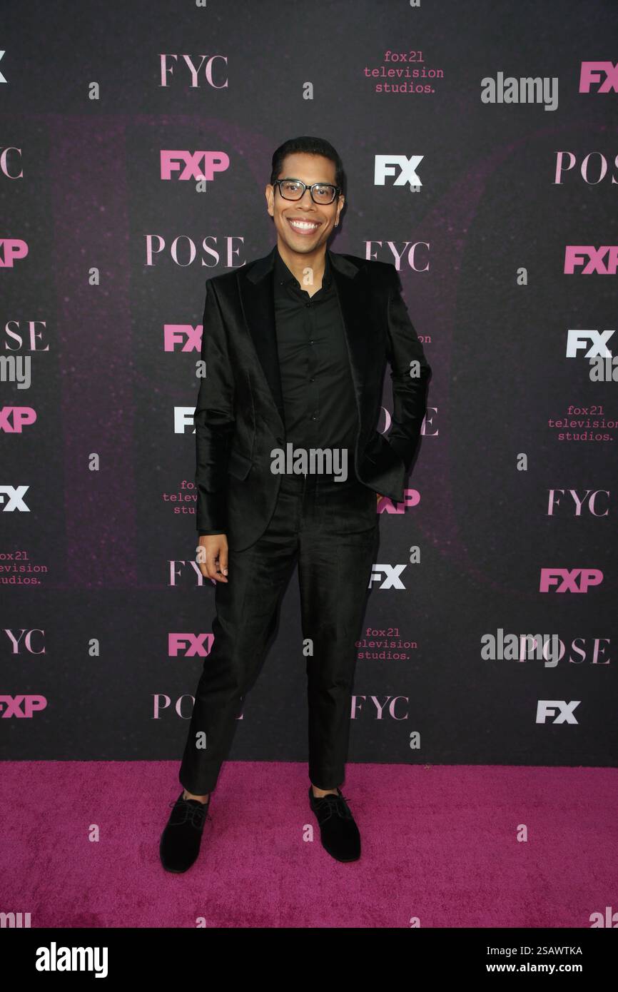 Steven Canals at the 'Pose' TV show screening, Arrivals, Pacific Design ...