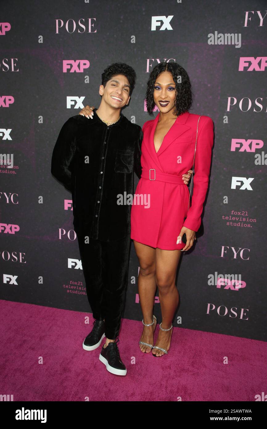 Angel Bismark Curiel and Mj Rodriguez at the 'Pose' TV show screening ...