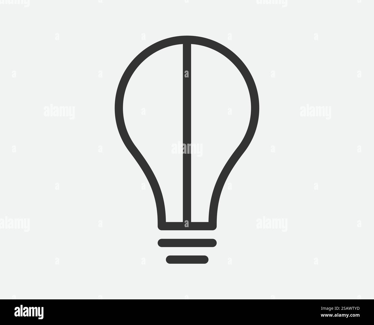 Light dimmer icon line flat trendy design. Electricity lamp saving ...