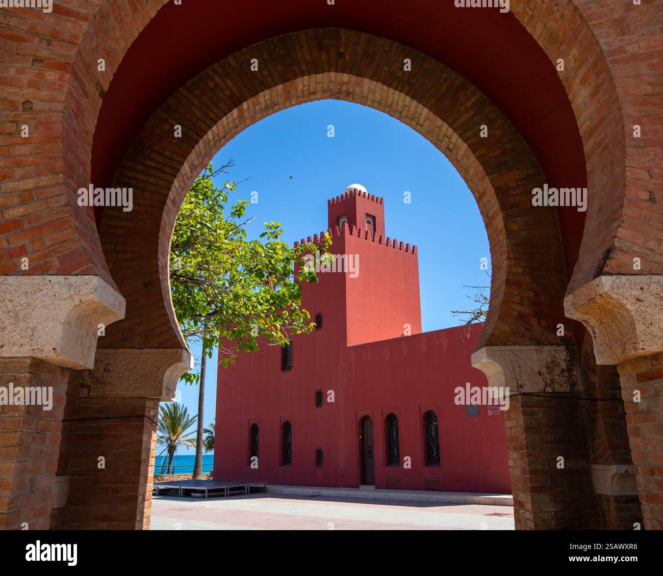 The stunning Castillo El Bil-Bil, located in the beautiful coastal town ...