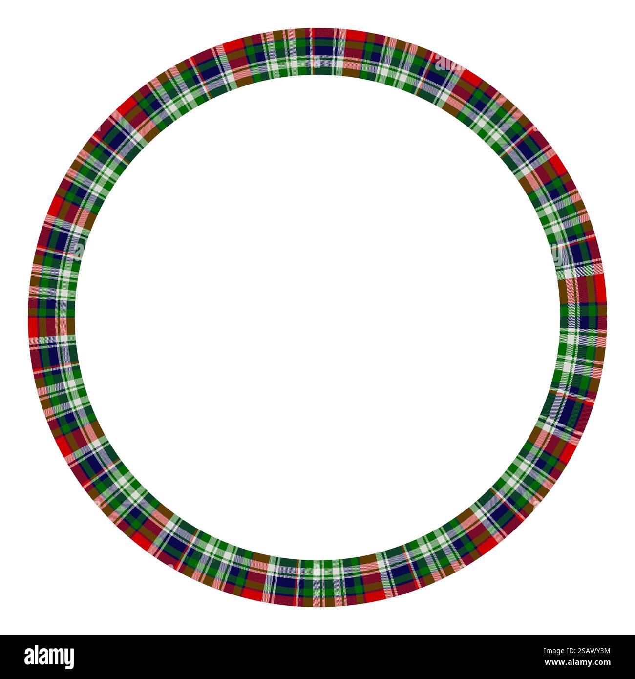 Frame vector vintage pattern design. Tartan plaid texture. Isolated on ...