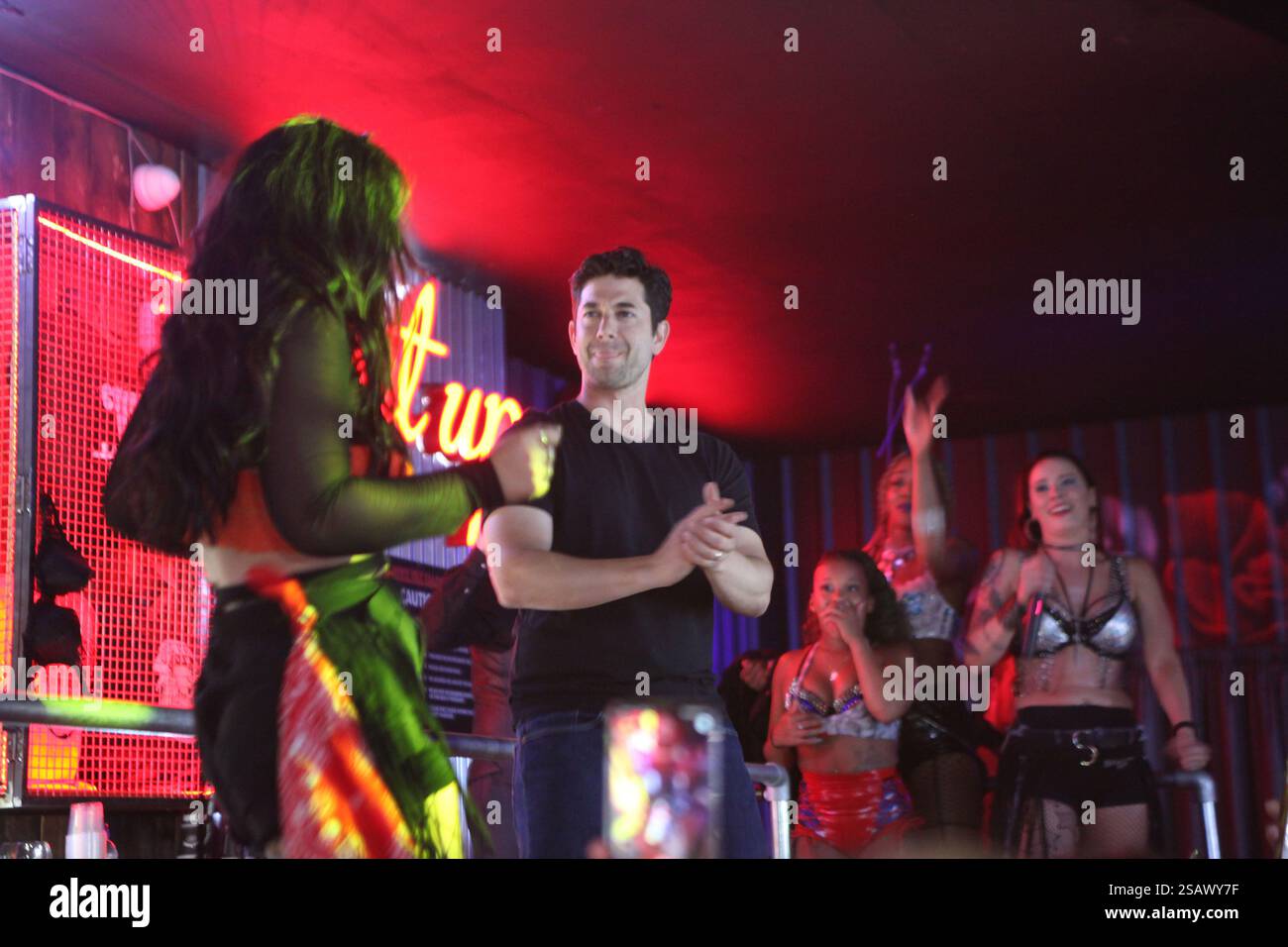 Adam Garcia at the opening Coyote Ugly themed Bar on Broad Street ...