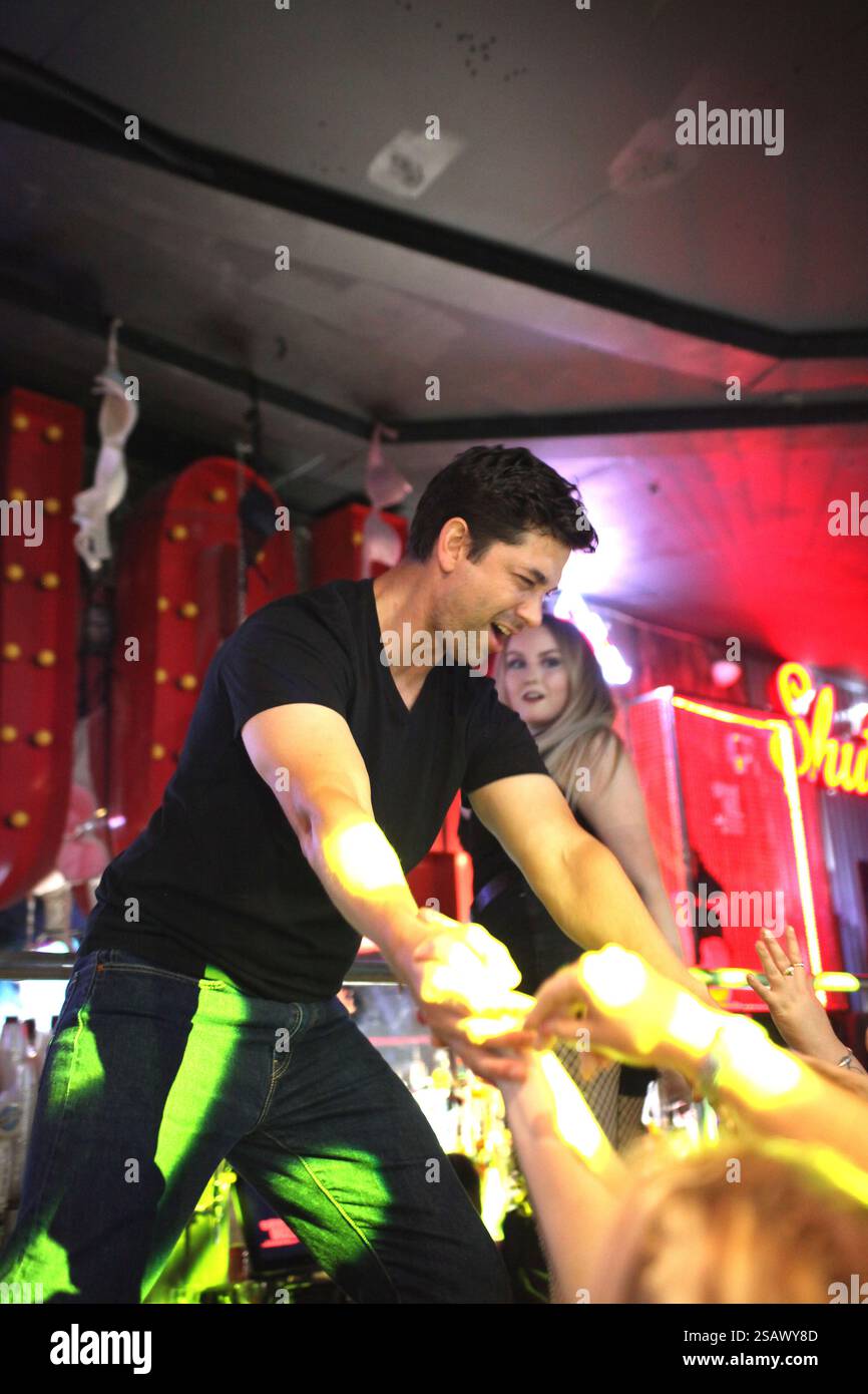 Adam Garcia at the opening Coyote Ugly themed Bar on Broad Street ...