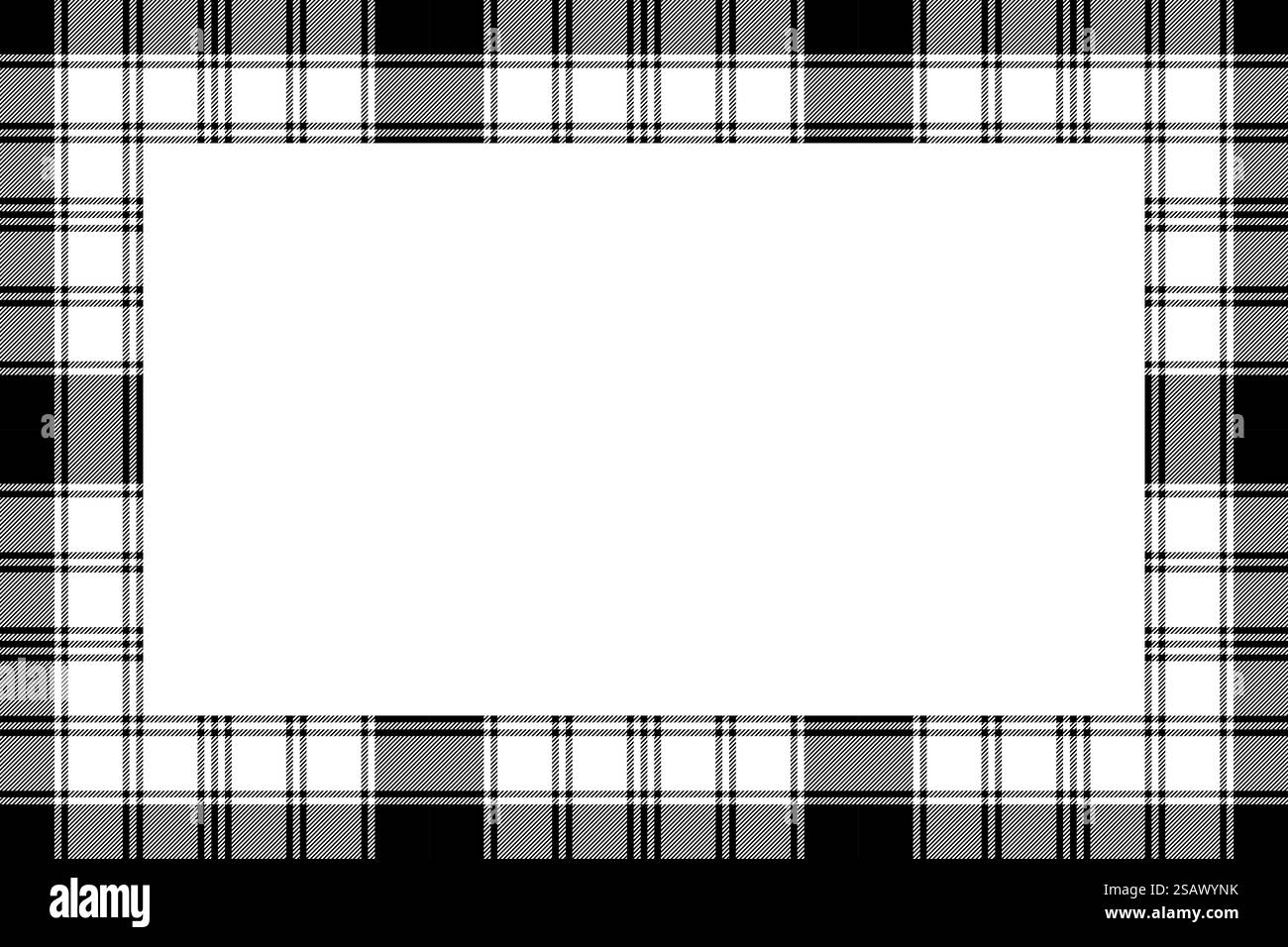 Border frame vector vintage background. Plaid pattern fabric texture ...