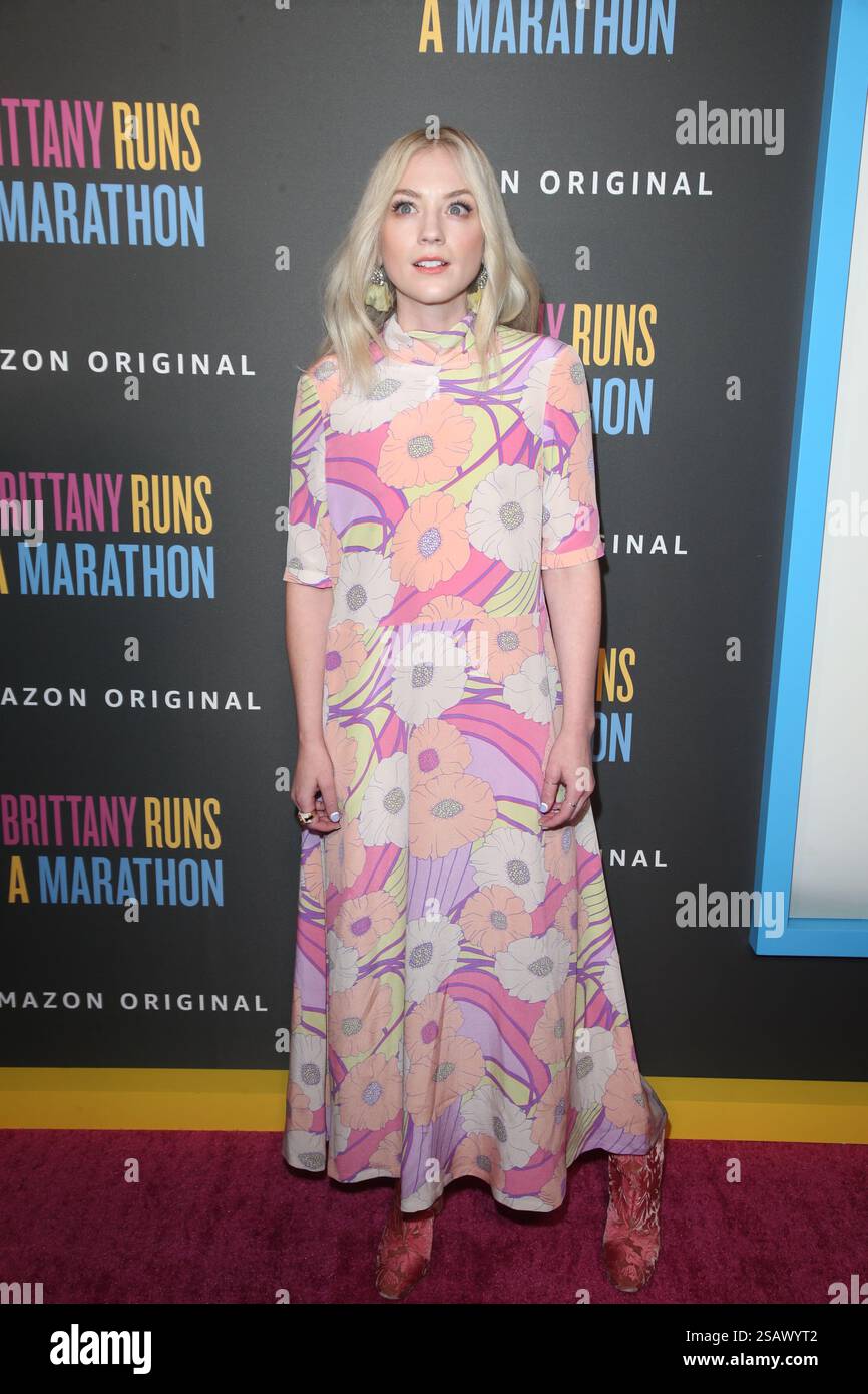 Emily Kinney at the 'Brittany Runs A Marathon' film premiere, Arrivals ...
