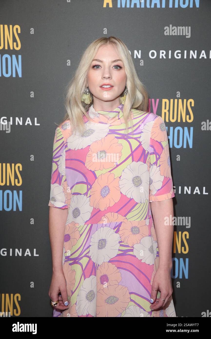 Emily Kinney at the 'Brittany Runs A Marathon' film premiere, Arrivals ...