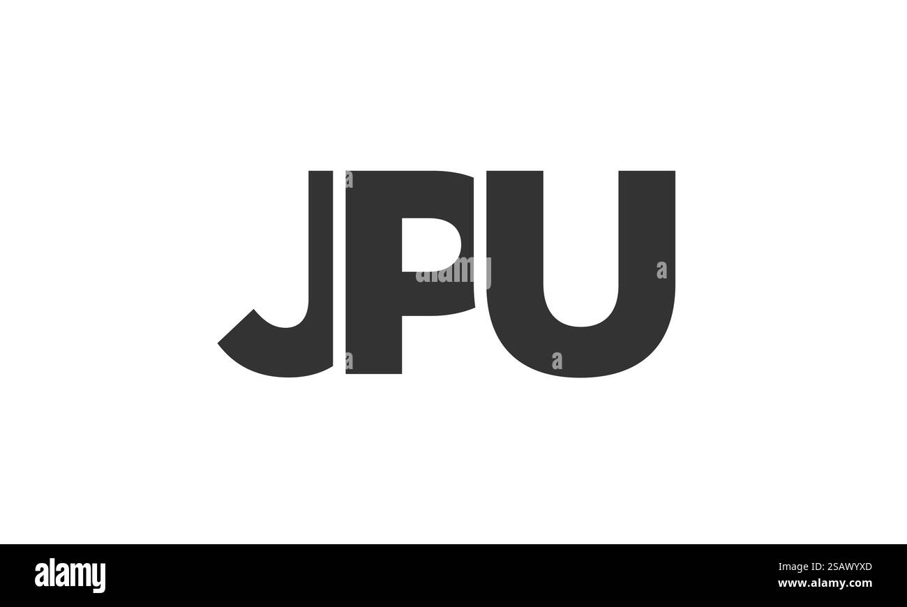 Jpu minimalist logo hi-res stock photography and images - Alamy