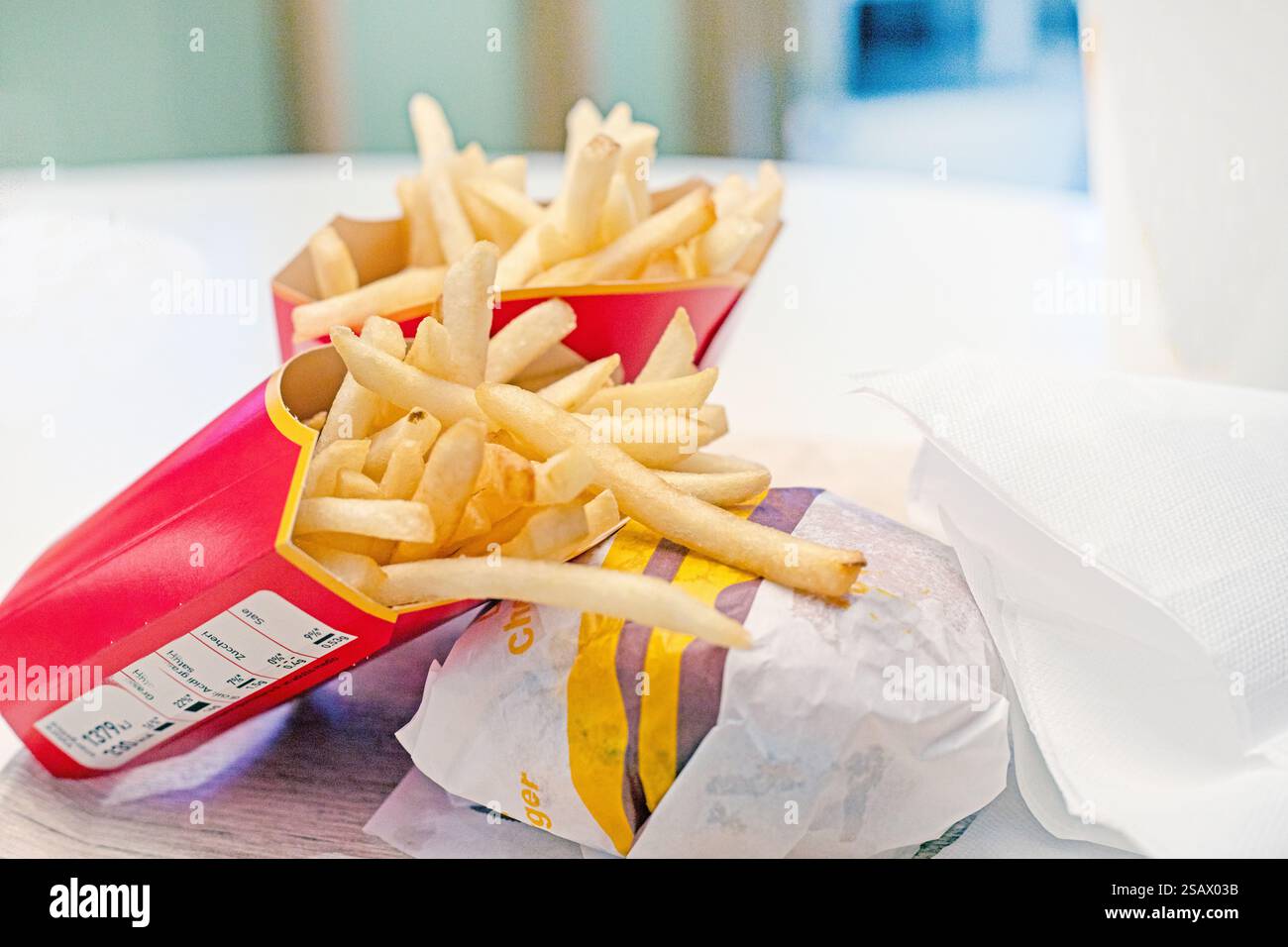Close up french fries in hi-res stock photography and images - Alamy