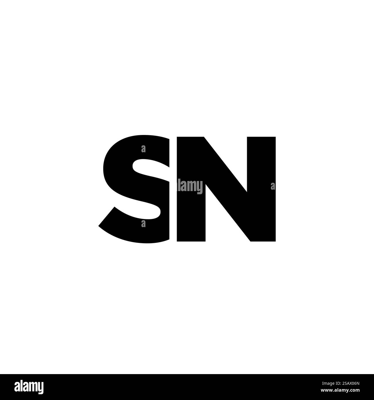 Sn logo design hi-res stock photography and images - Alamy