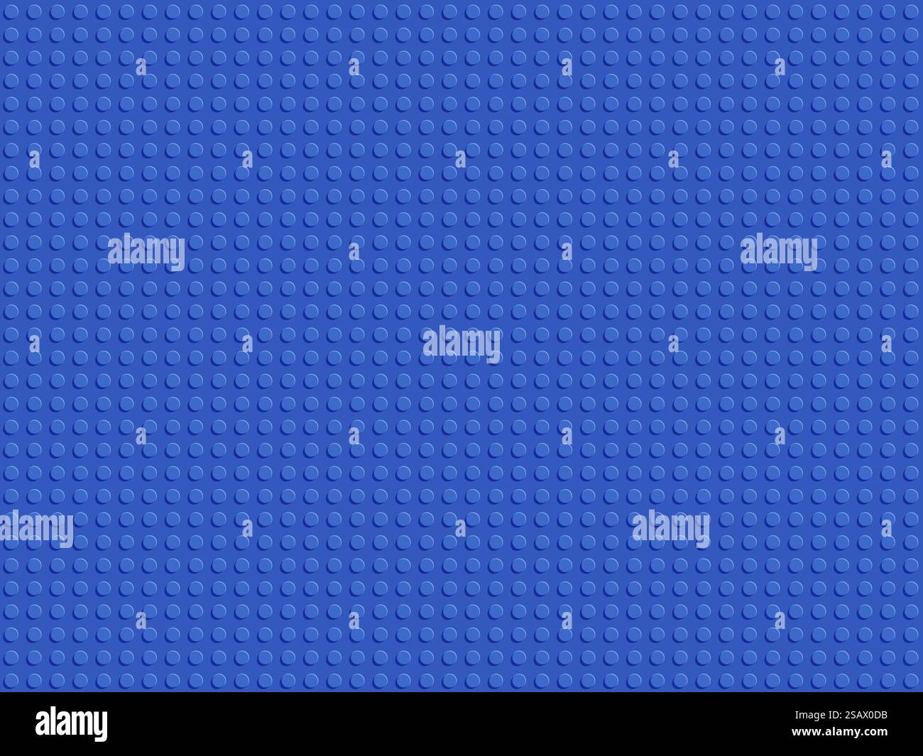 Blue plastic constructor seamless pattern. Abstract background blocks plate flat design vector ...