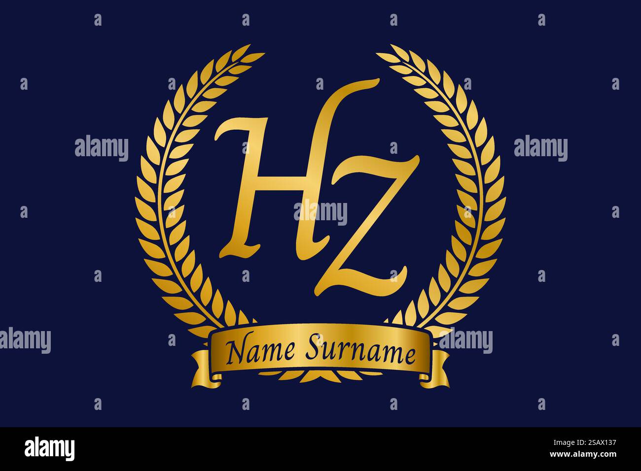 Hz letter logo Stock Vector Images - Alamy