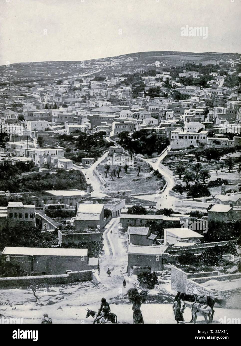 Nazareth cityscape from 'The Holy Land' by Hichens, Robert Smythe ...