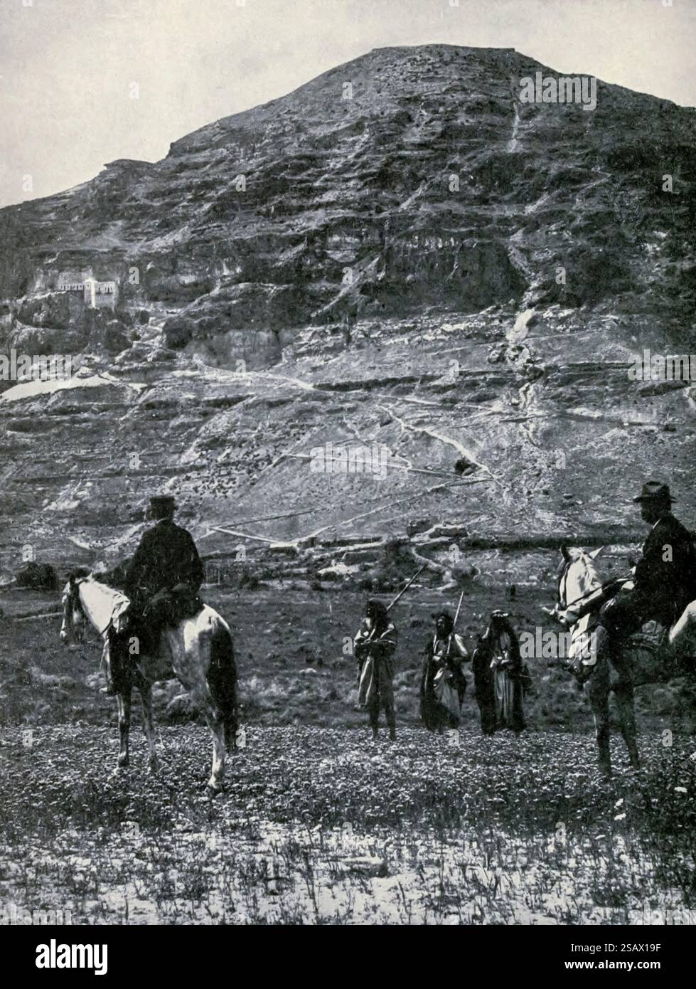 Mount of Temptation from 'The Holy Land' by Hichens, Robert Smythe ...