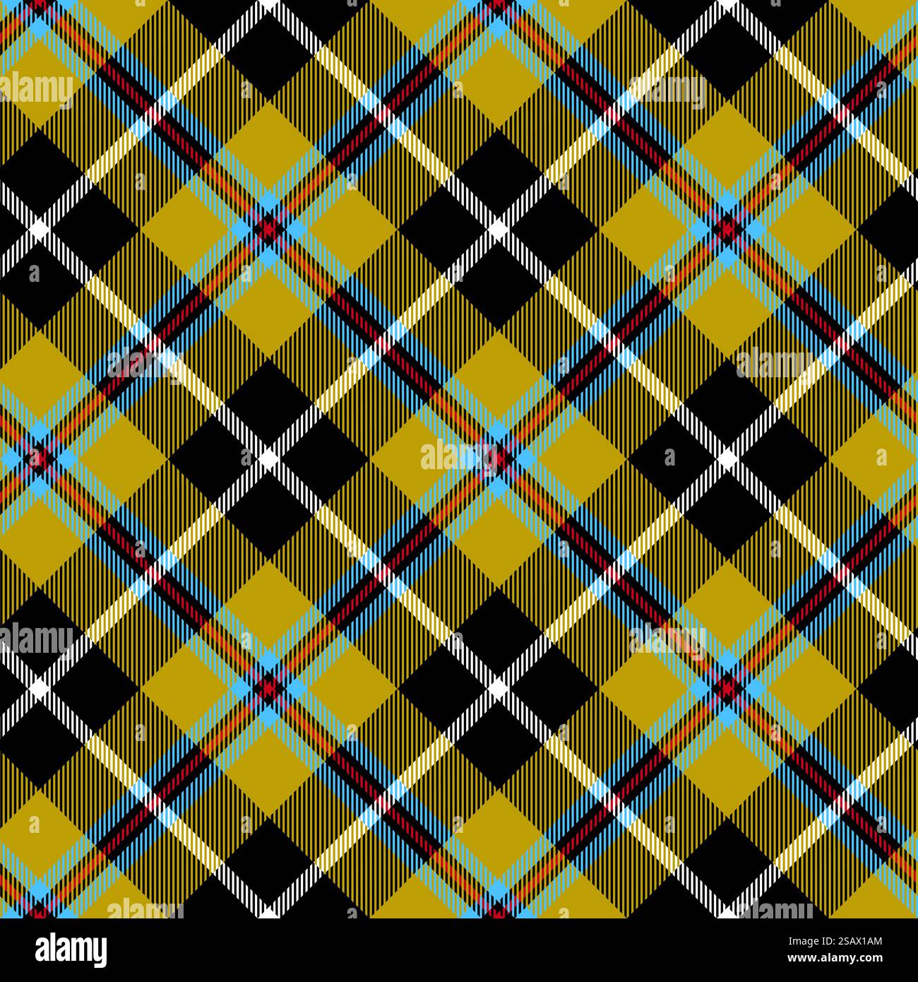 cornish tartan diagonal fabric texture seamless pattern. Vector ...