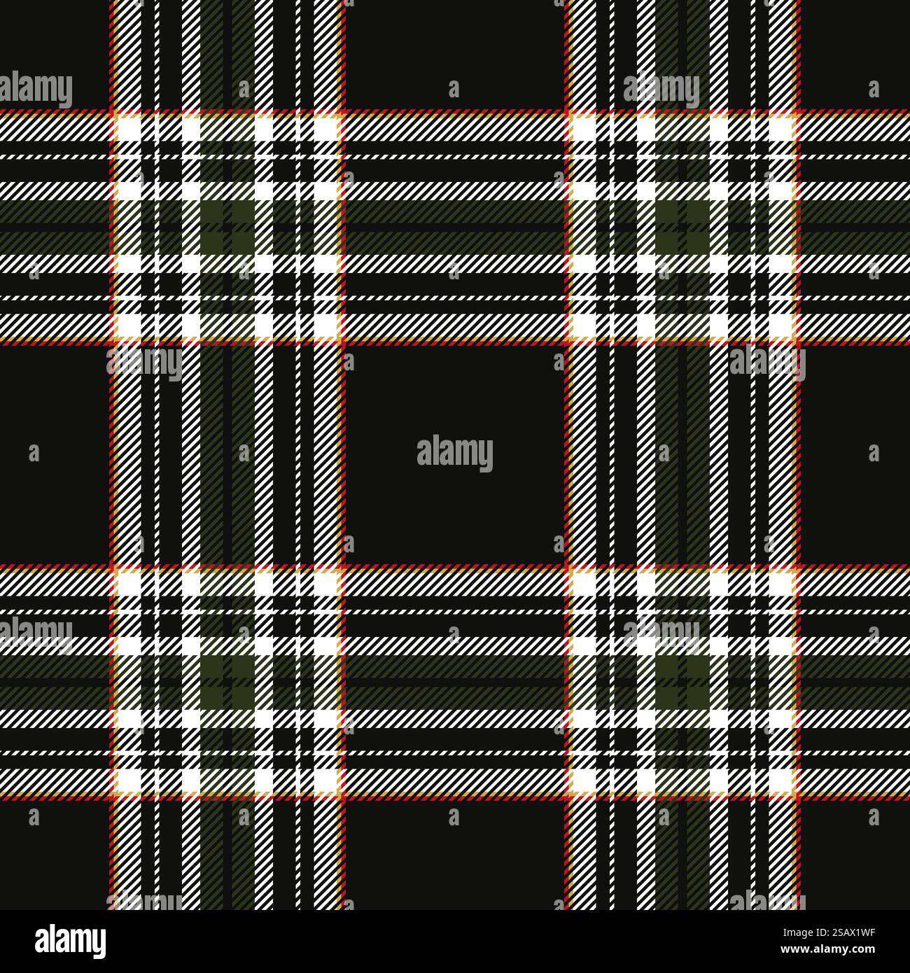 Plaid seamless pattern. Check fabric texture. Vector textile print ...