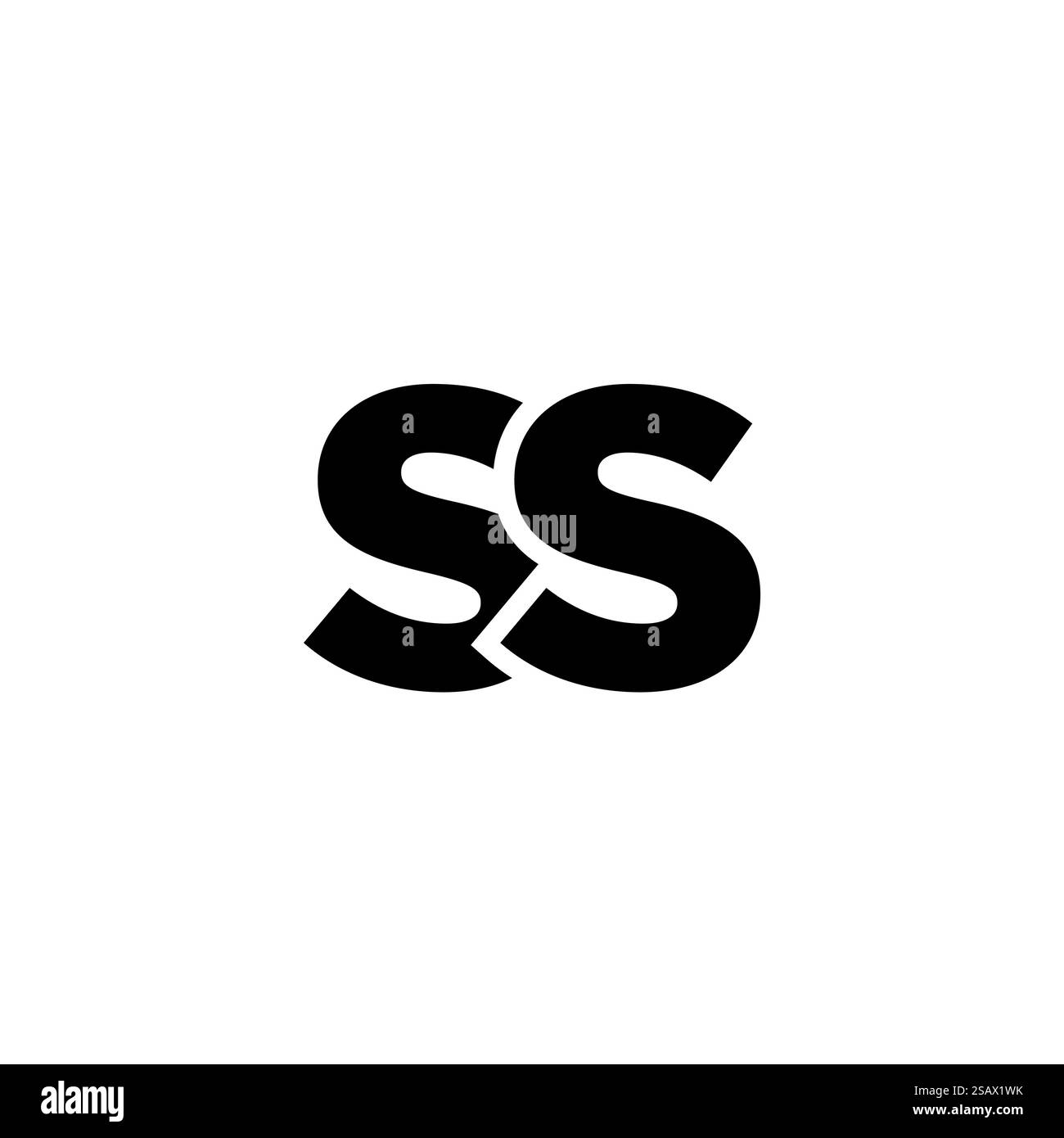 Ss minimal logo design hi-res stock photography and images - Alamy