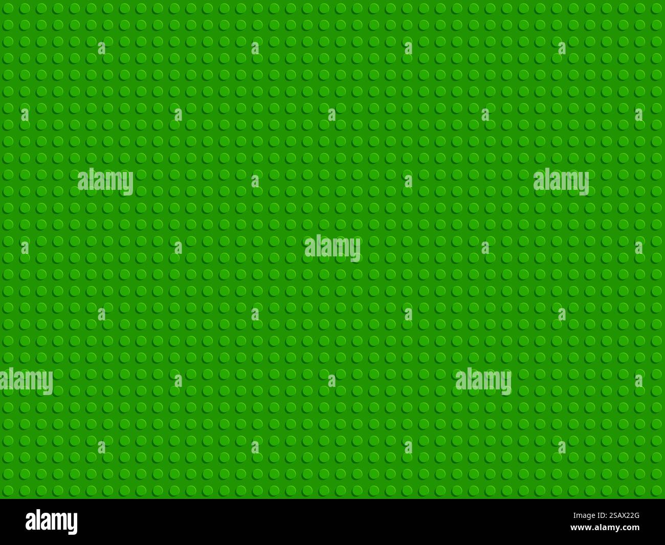 Green plastic constructor blocks plate seamless pattern flat design ...