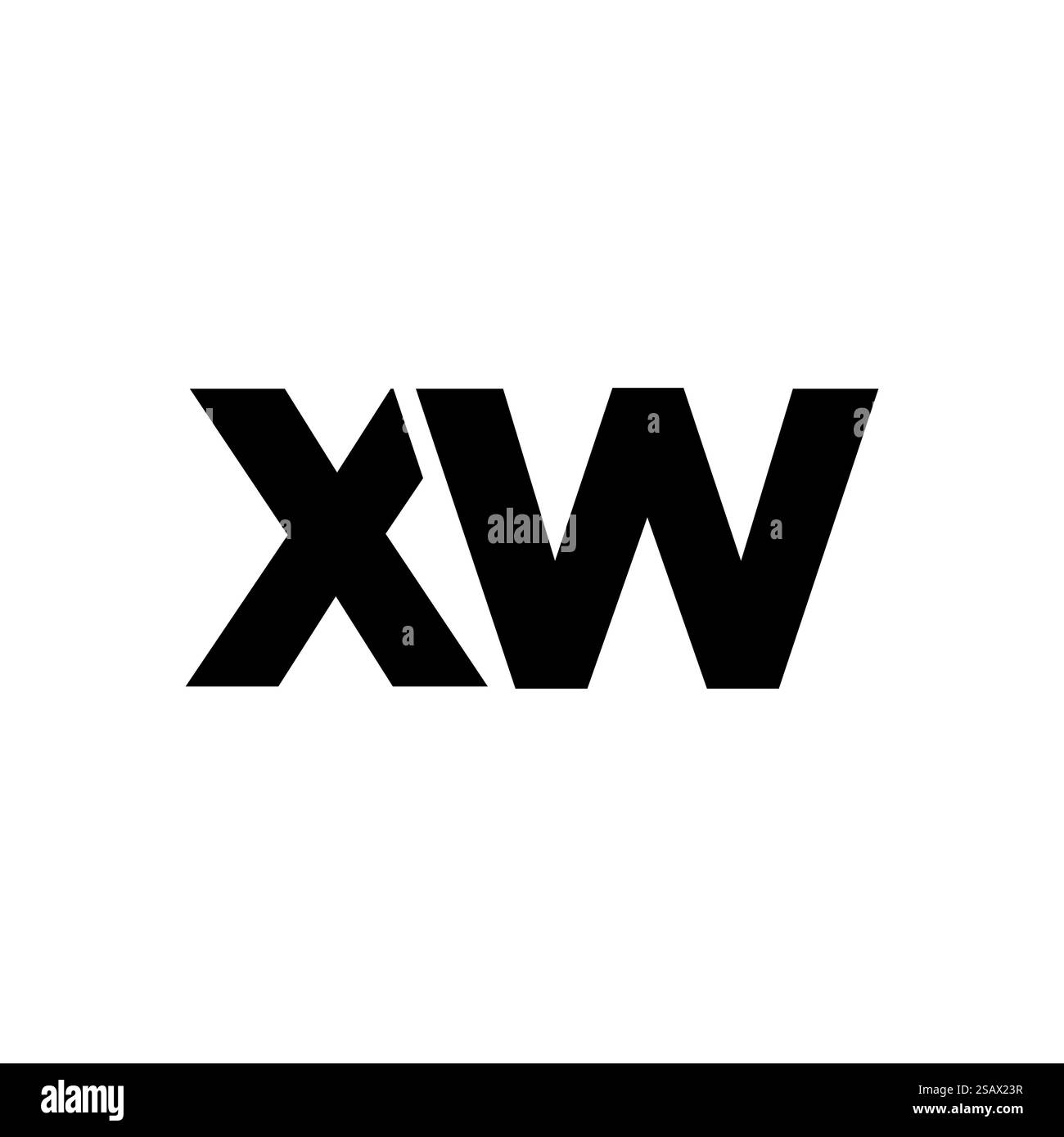 Xw brand logo hi-res stock photography and images - Alamy
