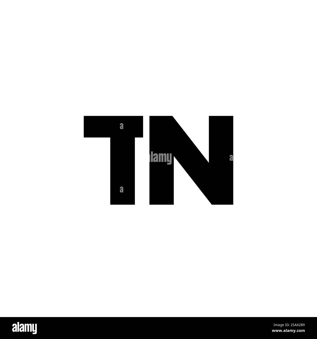 Tn logo design Stock Vector Images - Alamy