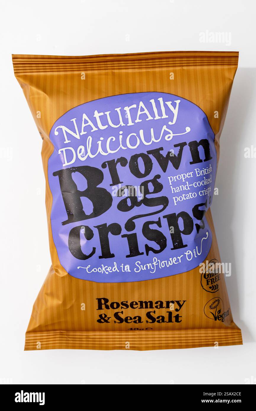 Hand cooked potato crisps hi-res stock photography and images - Alamy