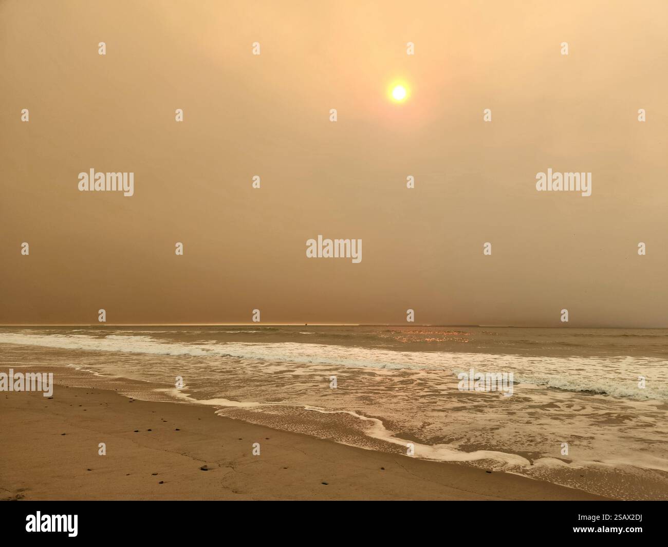 Doom and Gloom at the Beach Stock Photo - Alamy