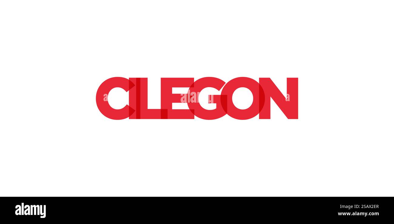 Cilegon in the Indonesia emblem for print and web. The design features ...