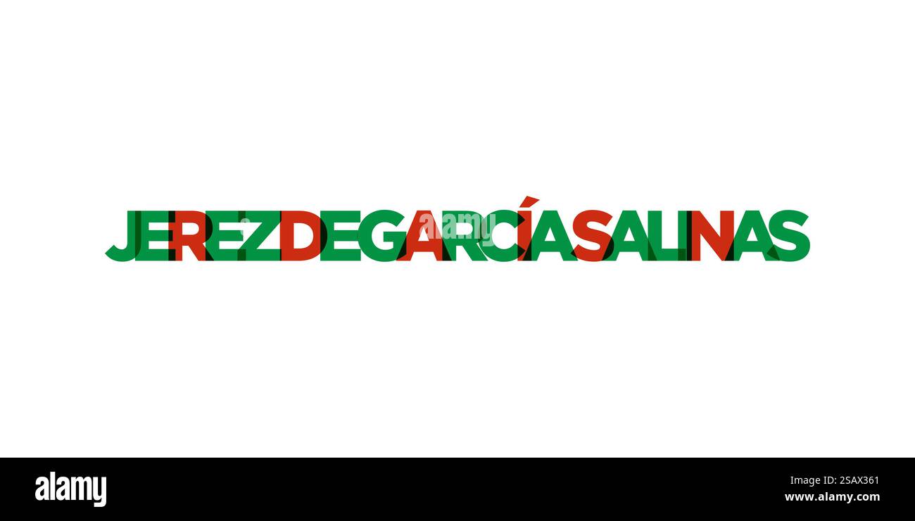 Jerez de Garcia Salinas in the Mexico emblem for print and web. Design ...