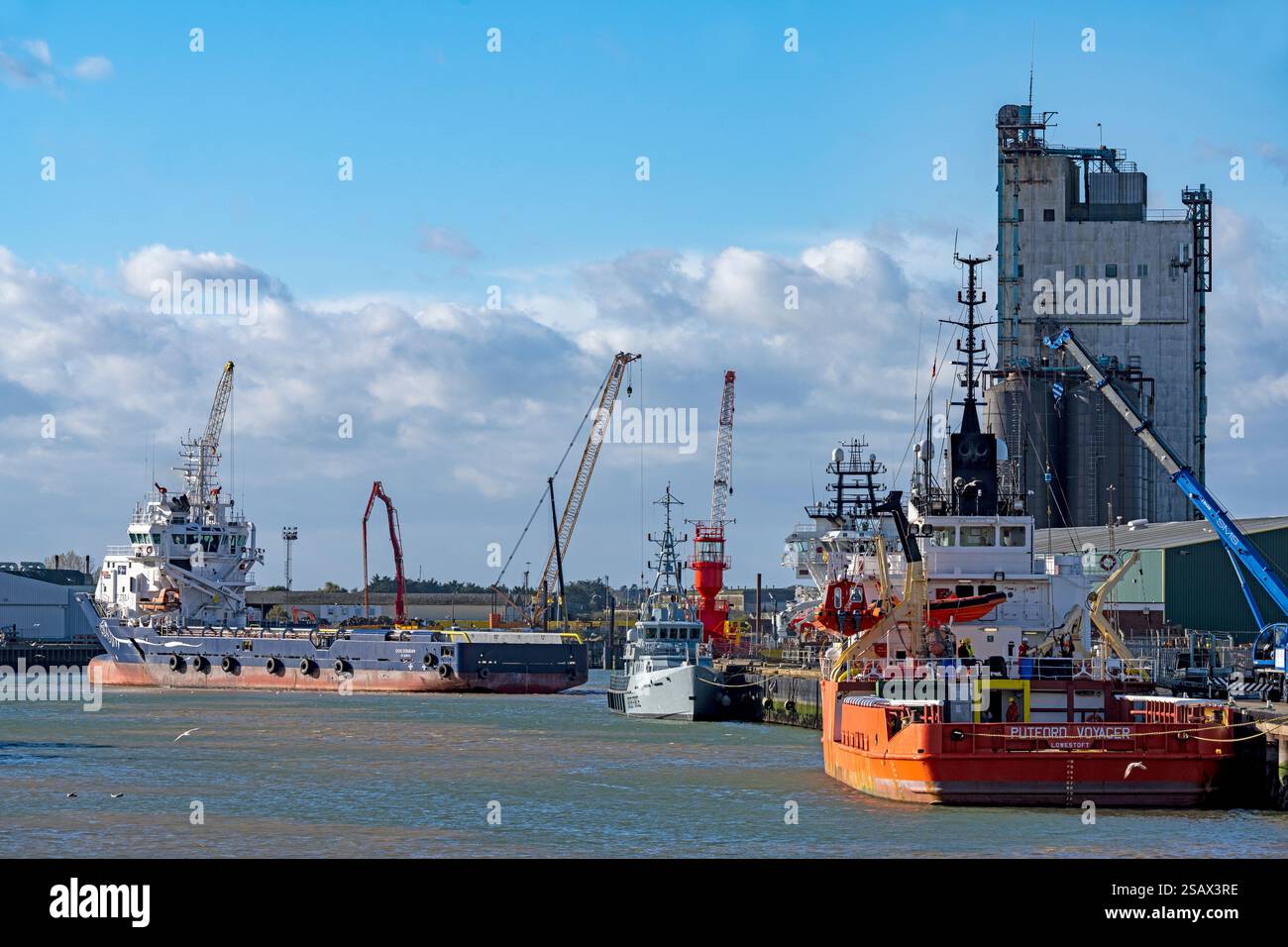 Port of Lowestoft Suffolk Stock Photo - Alamy