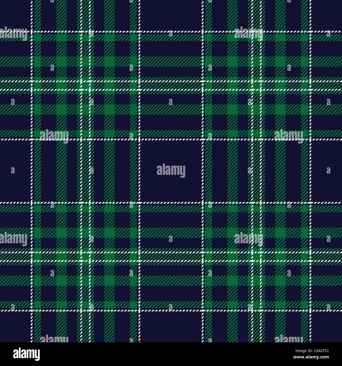 Plaid seamless pattern in blue. Check fabric texture. Vector textile ...