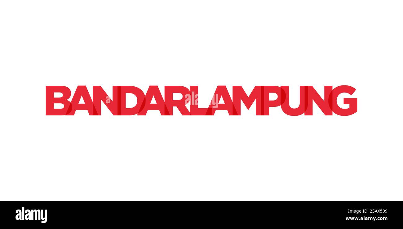Bandung in the Indonesia emblem for print and web. Design features ...