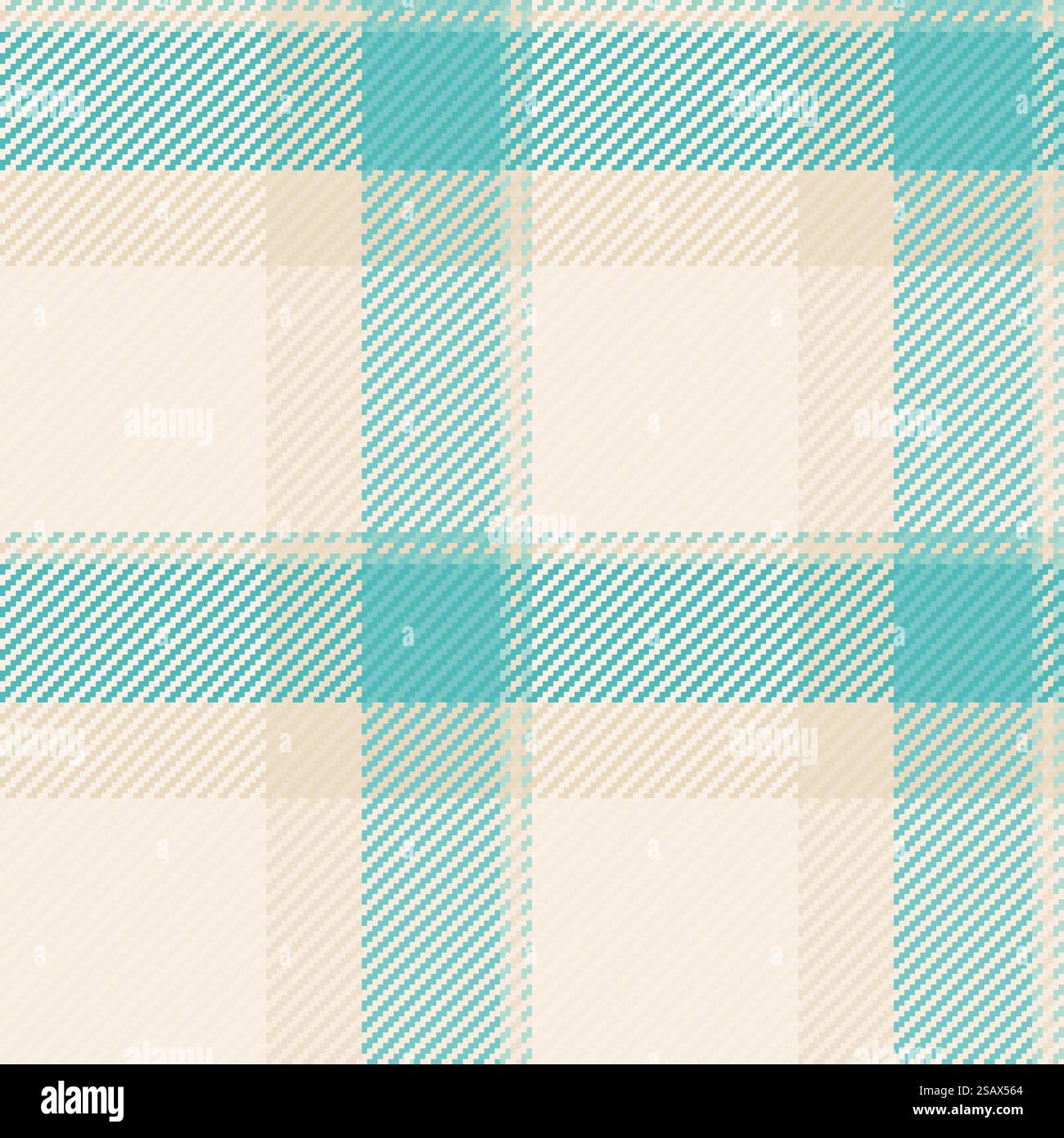 Dreamy plaid seamless tartan, linear textile fabric vector. Trend check ...