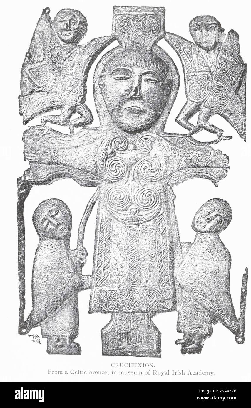 CRUCIFIXION from a Celtic bronze The Celts from volume 4 of Ridpath's ...