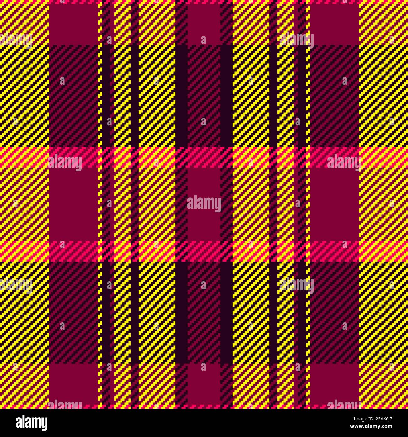 Hat tartan textile texture, ornament fabric plaid seamless. Present ...