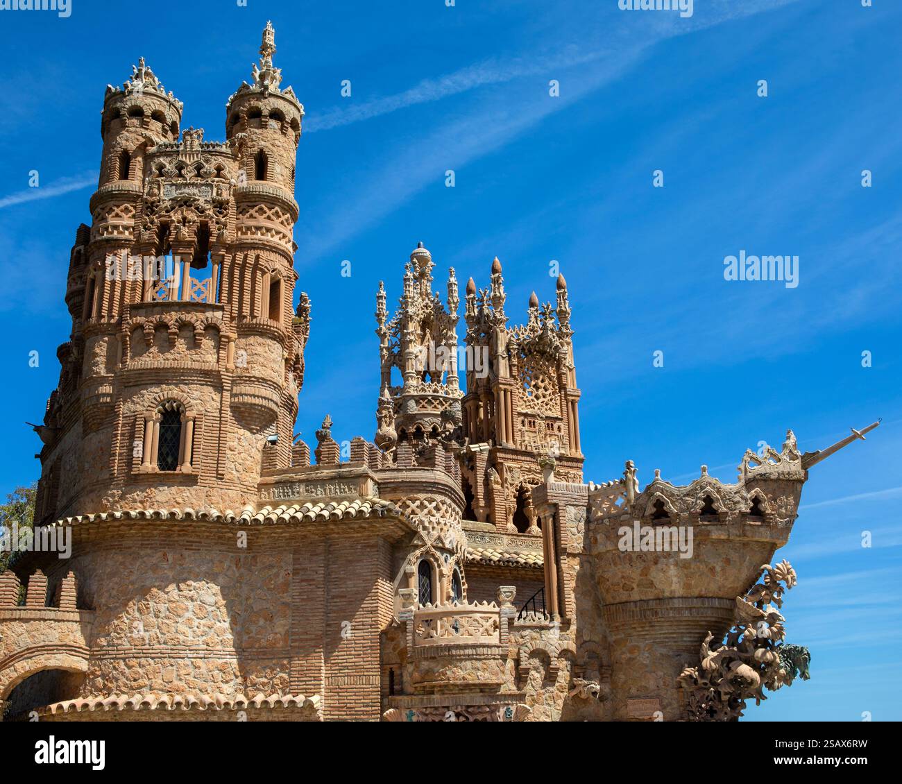 The stunning Castillo de Colomares, or Colomares Castle in Benalmadena ...