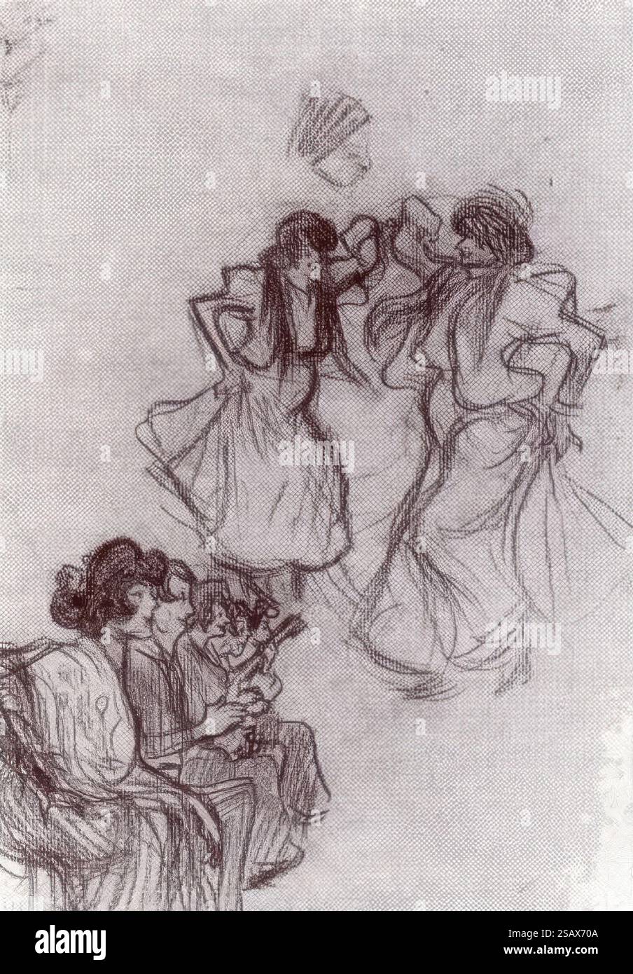 Pablo Ruiz Picasso/ Flamenco dancers, 1898 Stock Photo - Alamy