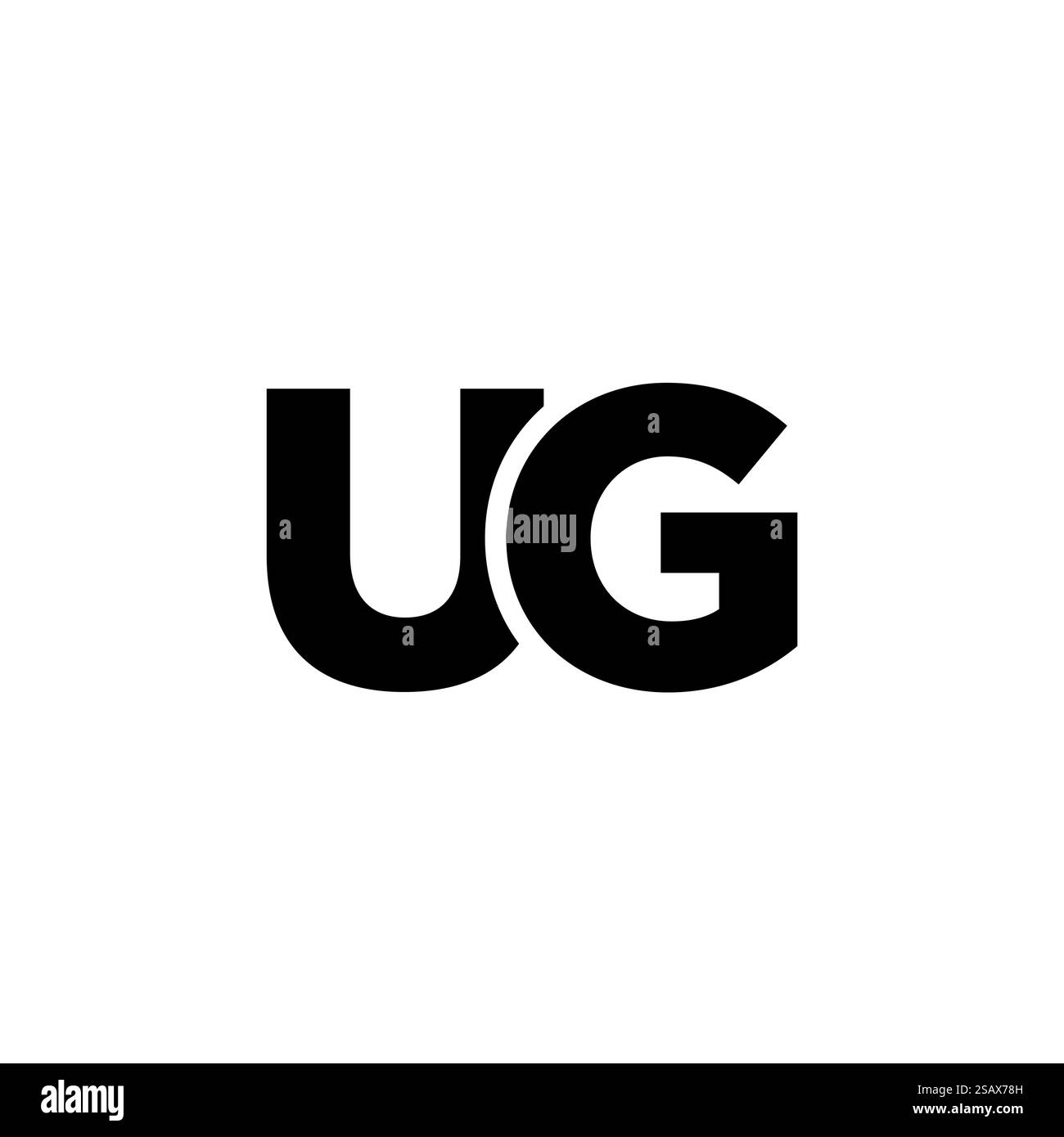 Ug logo Black and White Stock Photos & Images - Alamy