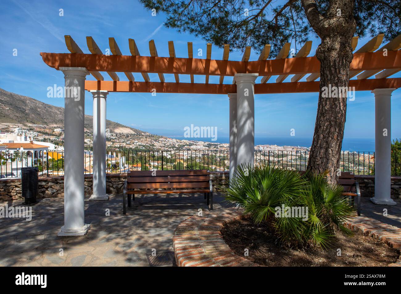 The magnificent view from the pergola outside Iglesia Santo Domingo de ...