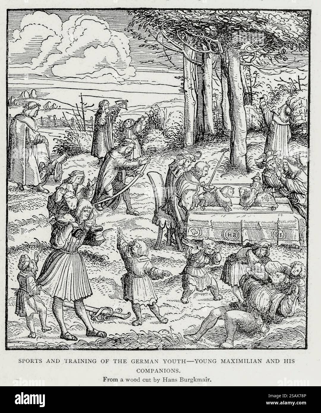 SPORTS AND TRAINING OF THE GERMAN YOUTH YOUNG MAXIMILIAN AND HIS ...