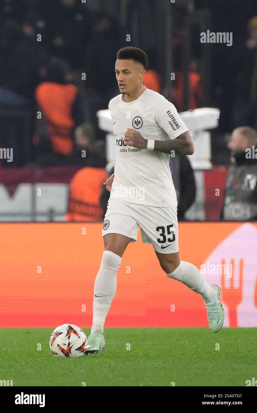 Rome, Italy. 30th Jan, 2025. Eintracht's Tuta during the UEFA Europa ...