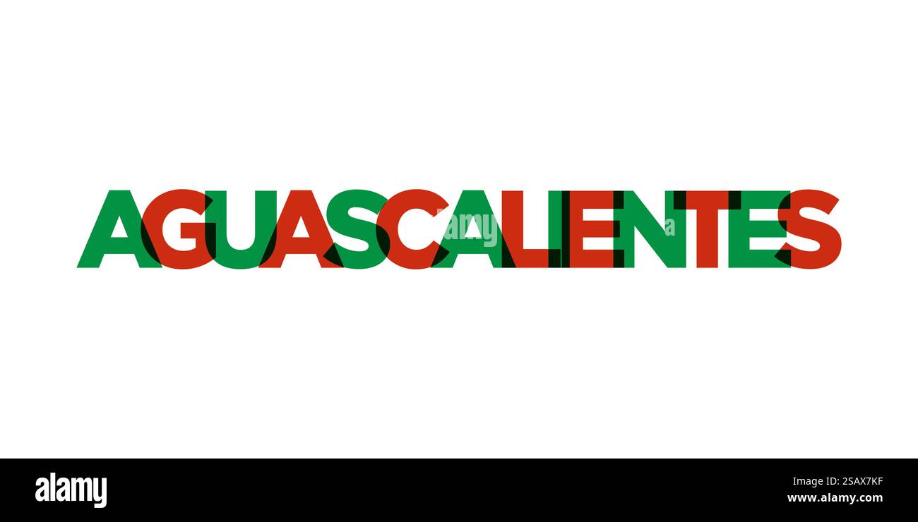 Aguascalientes in the Mexico emblem for print and web. Design features ...