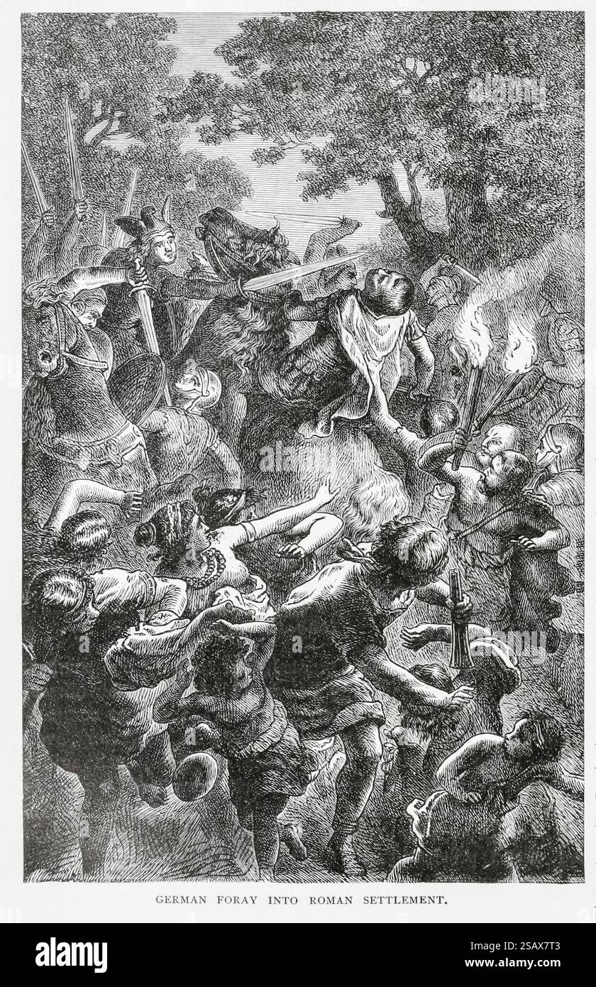 German foray into Roman settlement The Teutonic Peoples from volume 4 ...