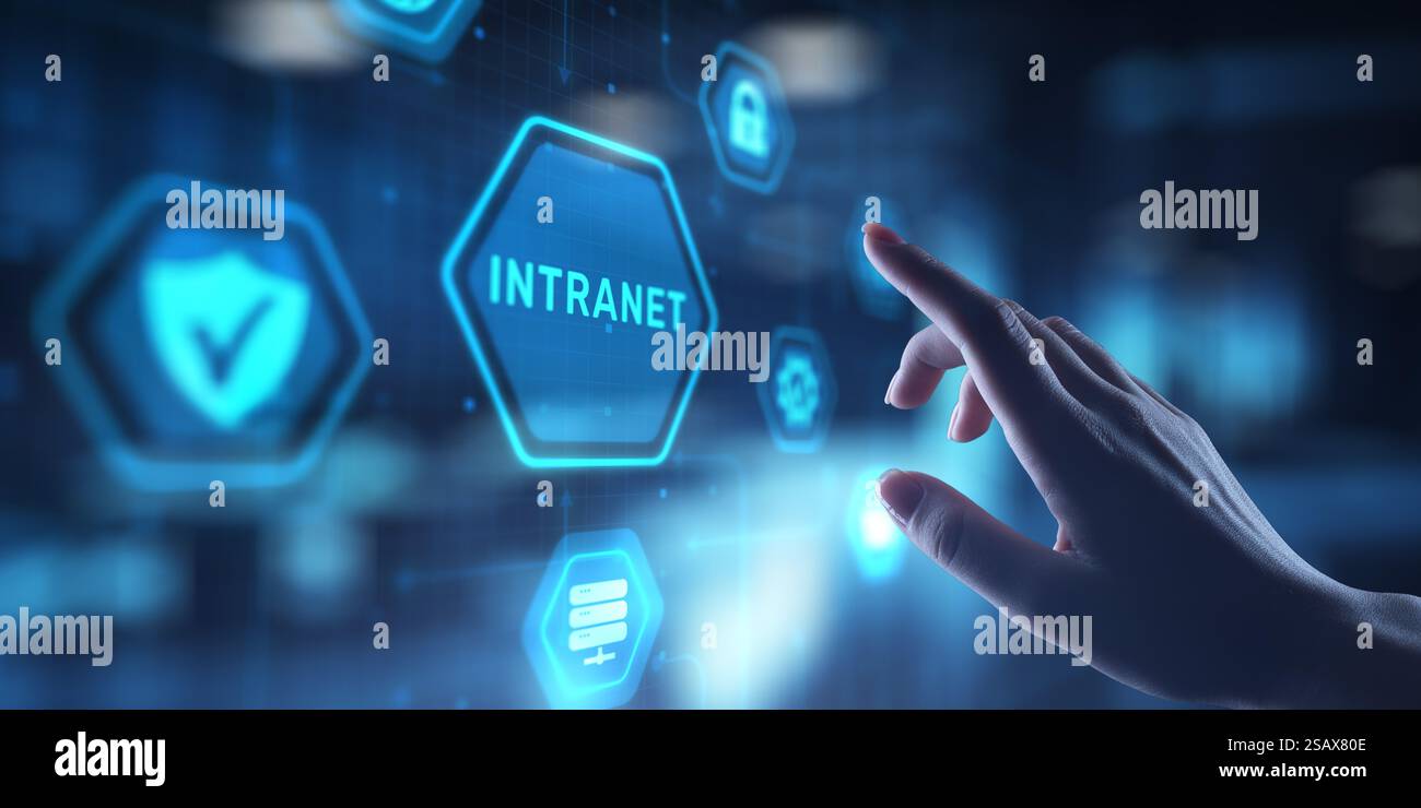 Intranet Enhancing Internal Communication and Collaboration, projection ...