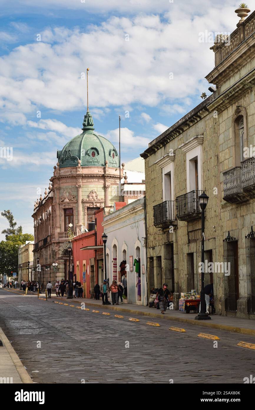 Oaxaca, Mexico. Life in historic mexican colonial city of Oaxaca Stock ...