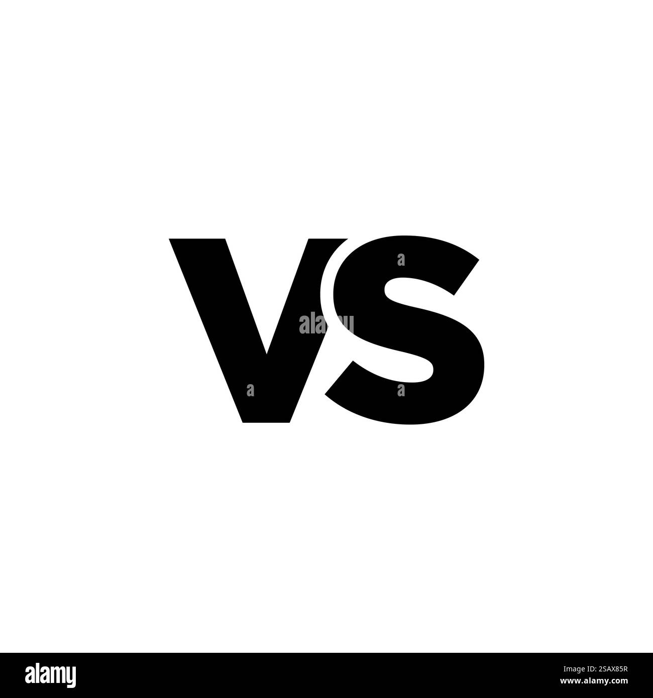 Trendy letter V and S, VS logo design template. Minimal monogram ...