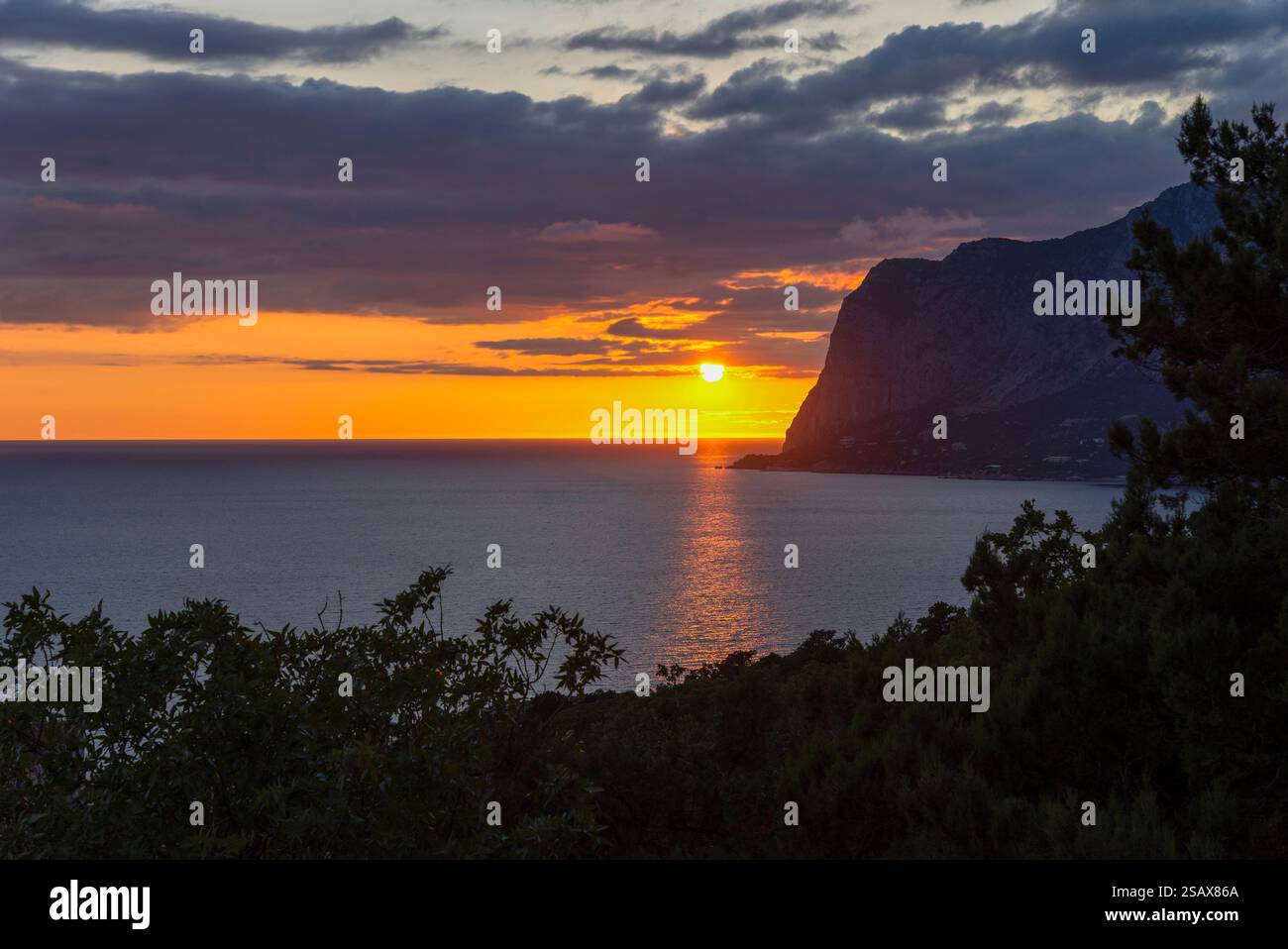 Crimea beautiful sunset hi-res stock photography and images - Alamy